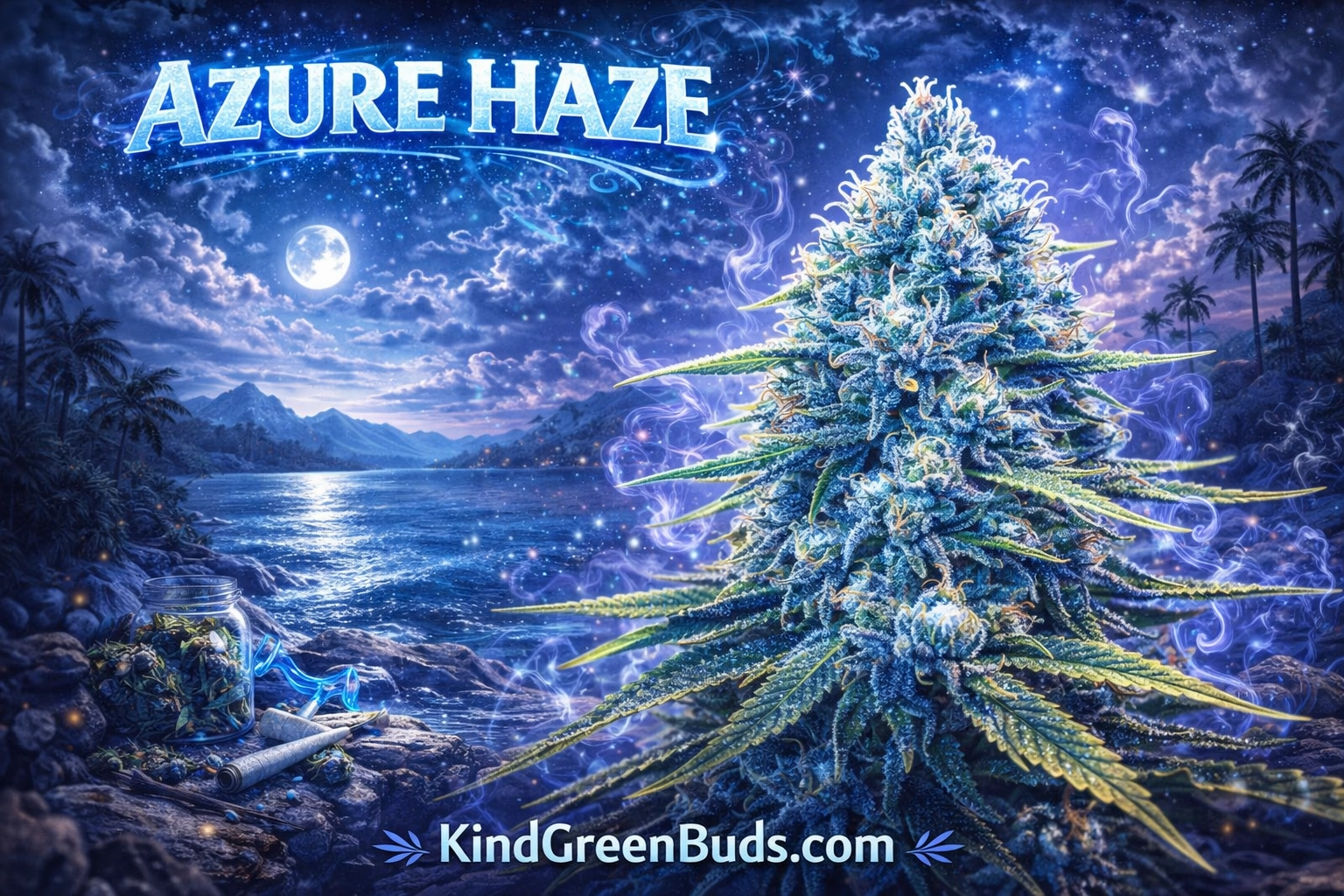 Azure Haze Marijuana Strain - Kind Green Buds