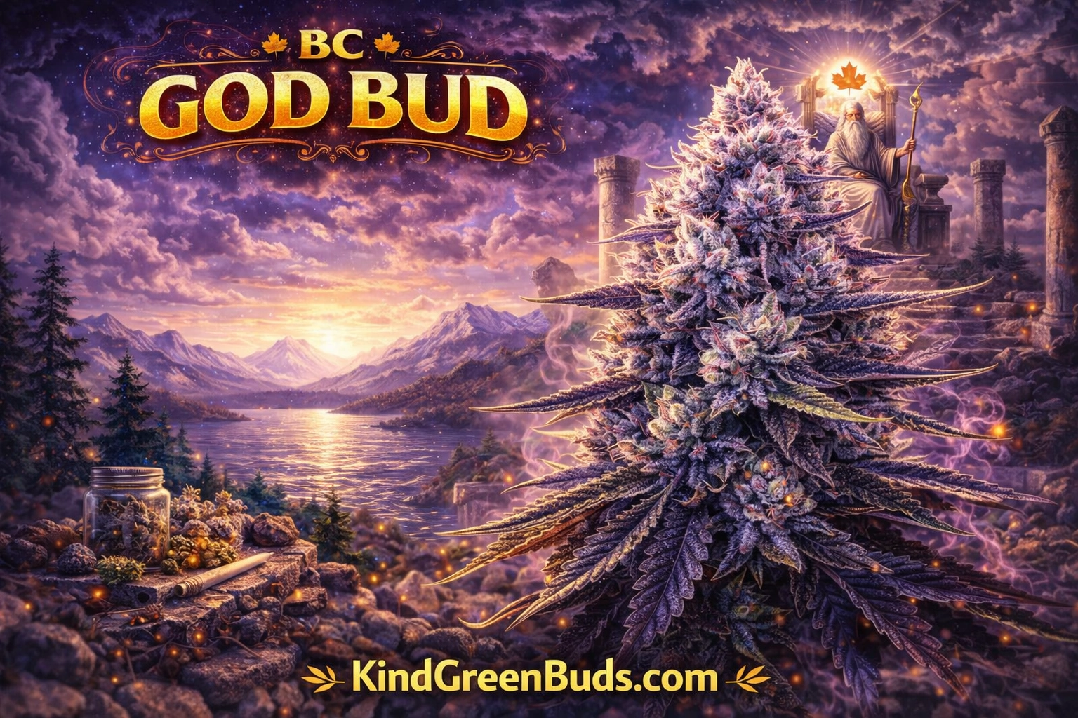 BC God Bud Marijuana Strain - Kind Green Buds