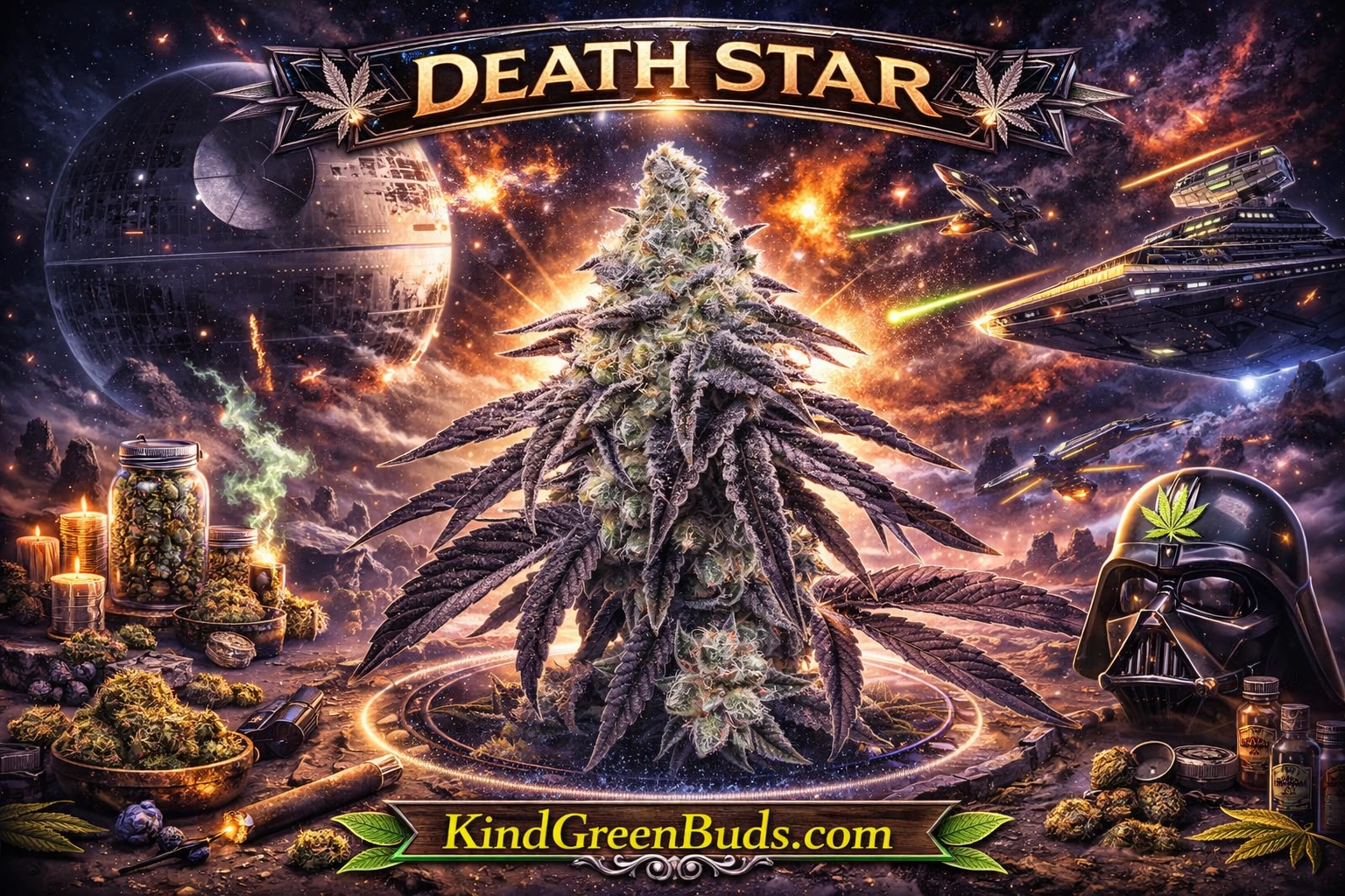 Death Star Marijuana Strain - Kind Green Buds