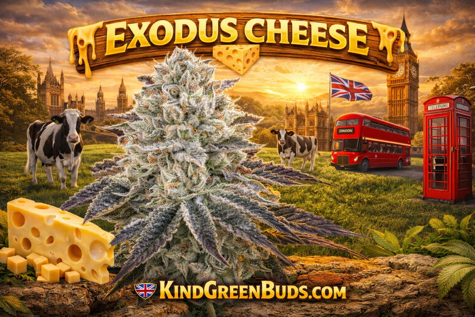 Exodus Cheese Marijuana Strain - Kind Green Buds