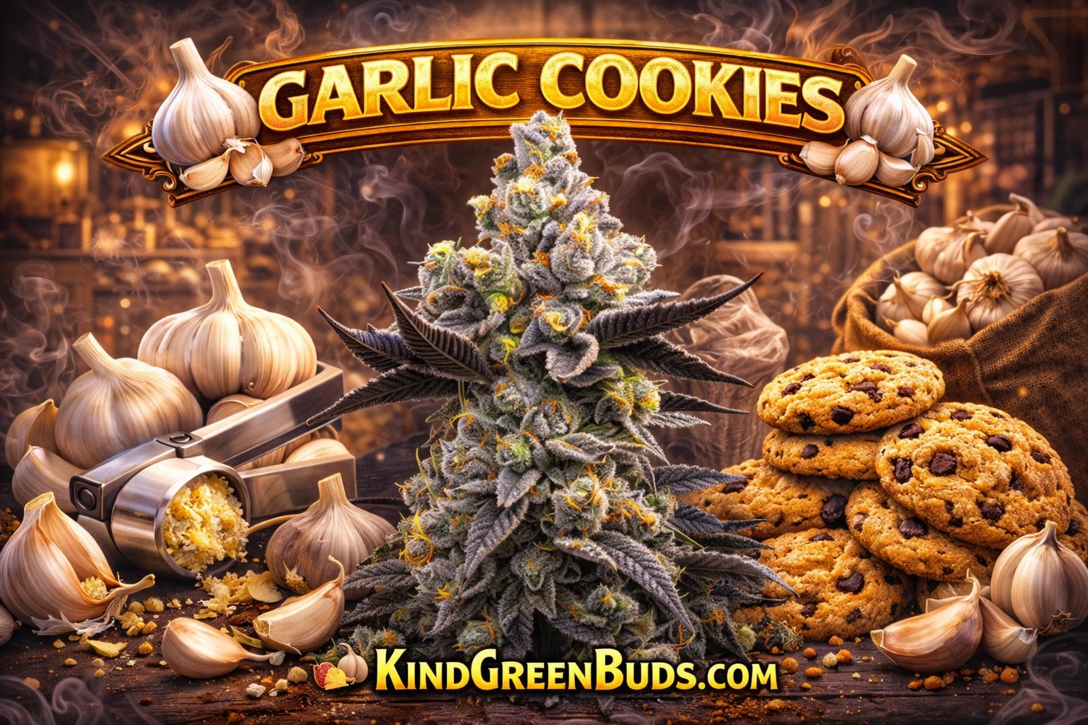 Garlic Cookies Marijuana Strain - Kind Green Buds