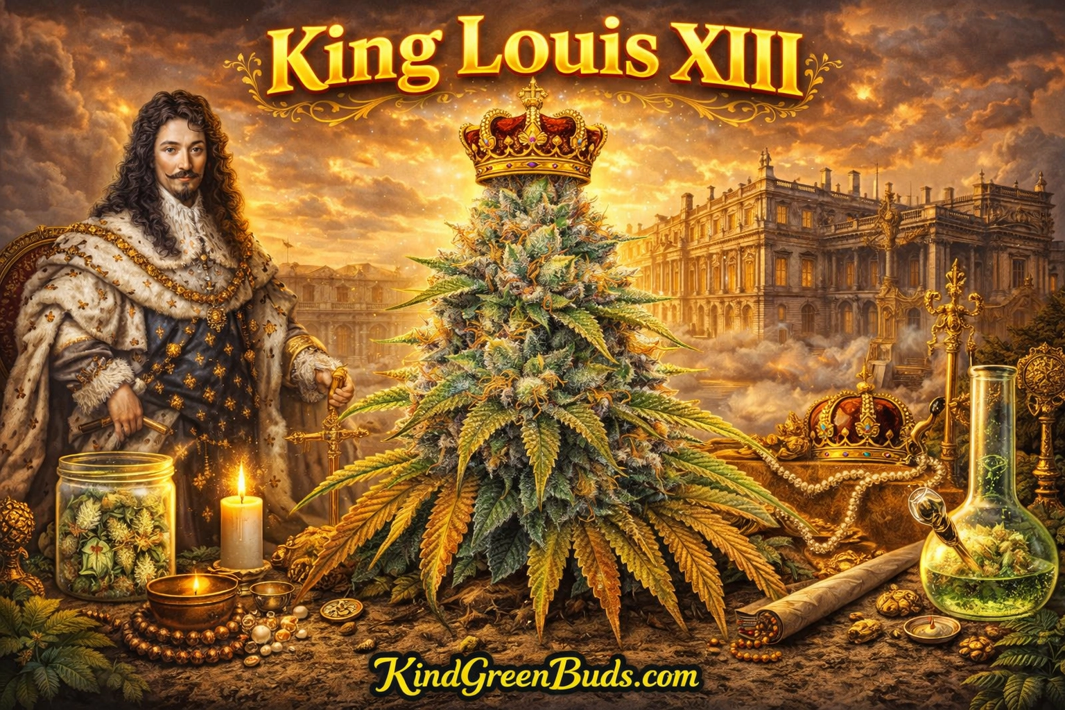 King Louis XIII Marijuana Strain - Kind Green Buds