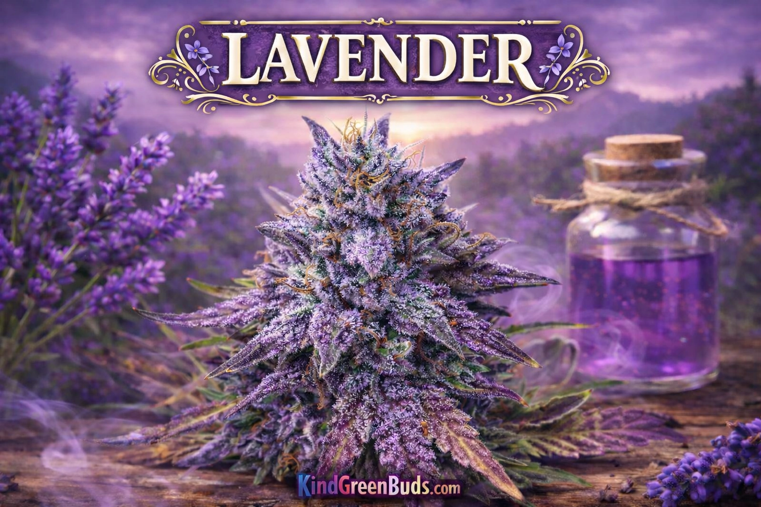 Lavender Marijuana Strain - Kind Green Buds