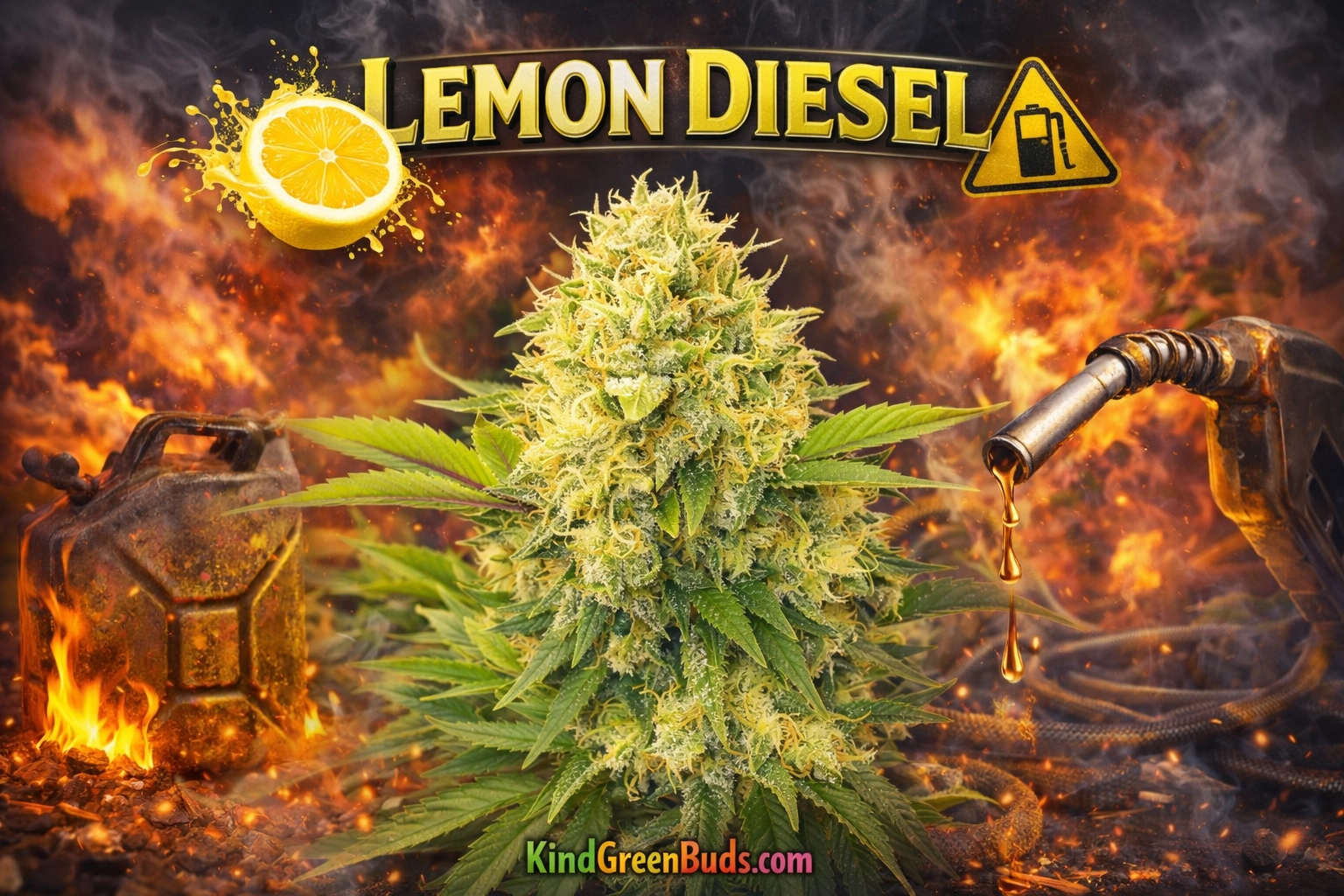 Lemon Diesel Marijuana Strain - Kind Green Buds
