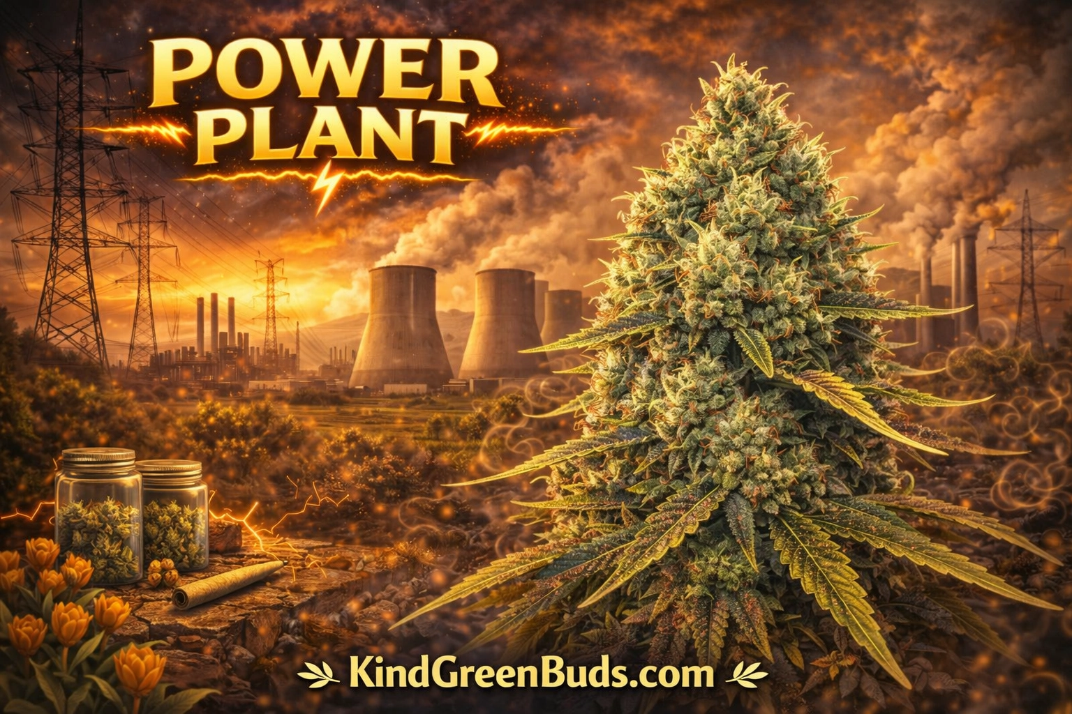 Power Plant Marijuana Strain - Kind Green Buds