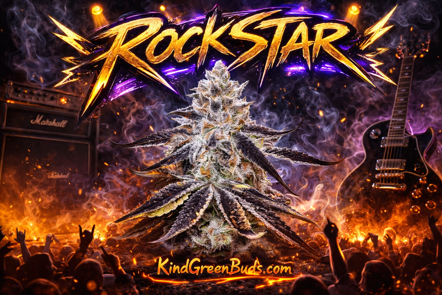 Rockstar Marijuana Strain - Kind Green Buds