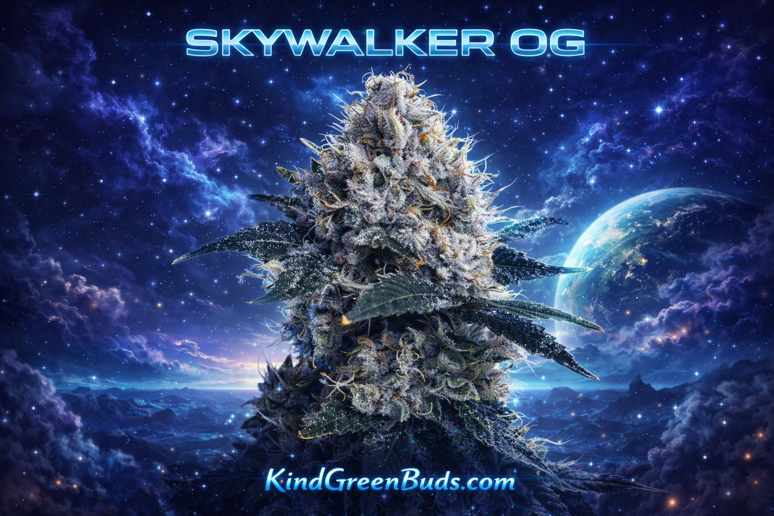 Skywalker OG Marijuana Strain - Kind Green Buds