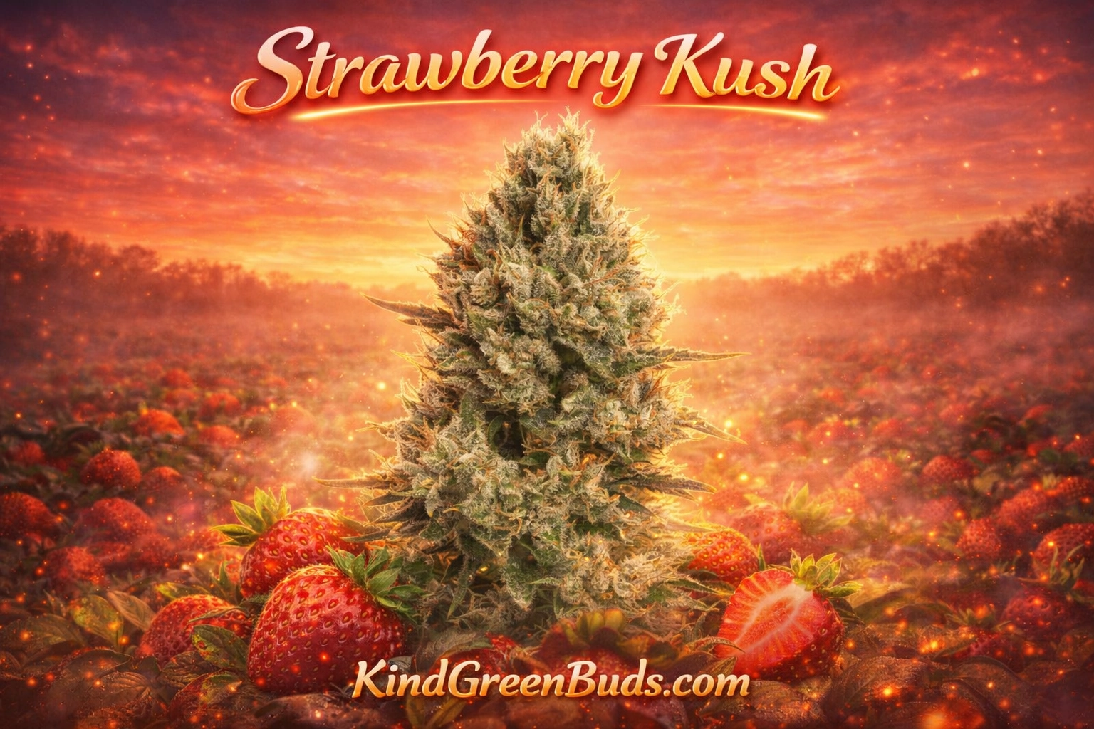 Strawberry Kush Marijuana Strain - Kind Green Buds