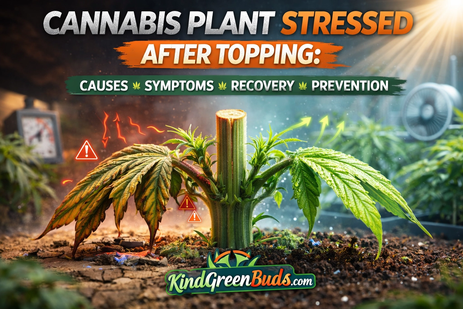 Cannabis Plant Stressed After Topping: Causes, Symptoms, Recovery, and ...