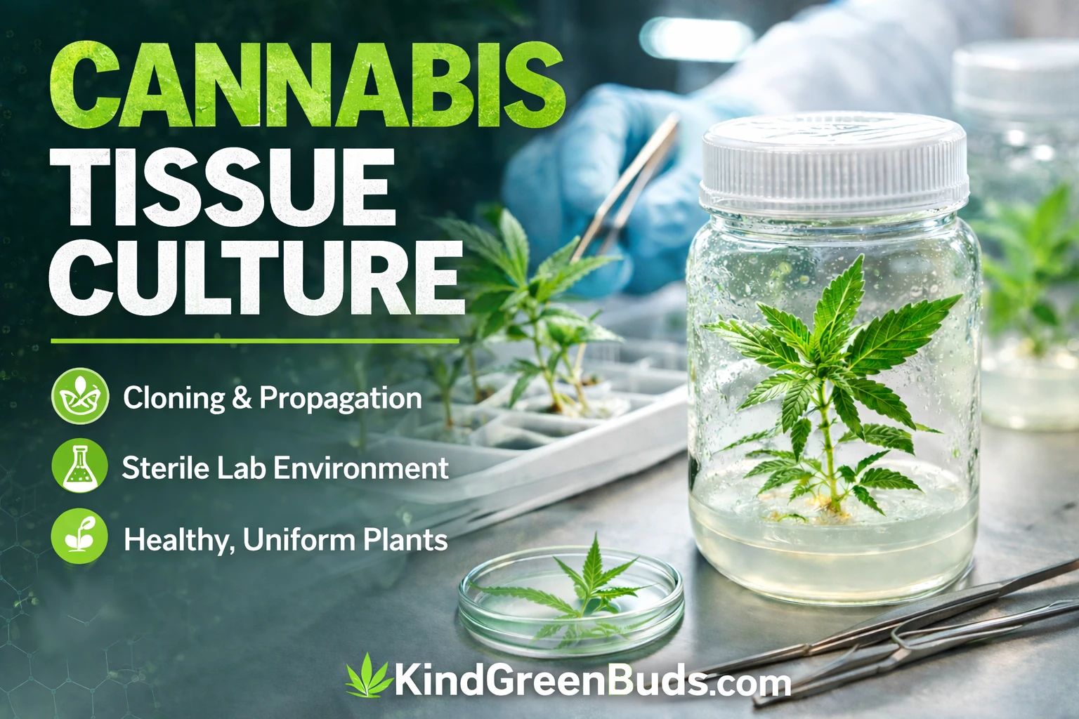 Cannabis Tissue Culture - Kind Green Buds