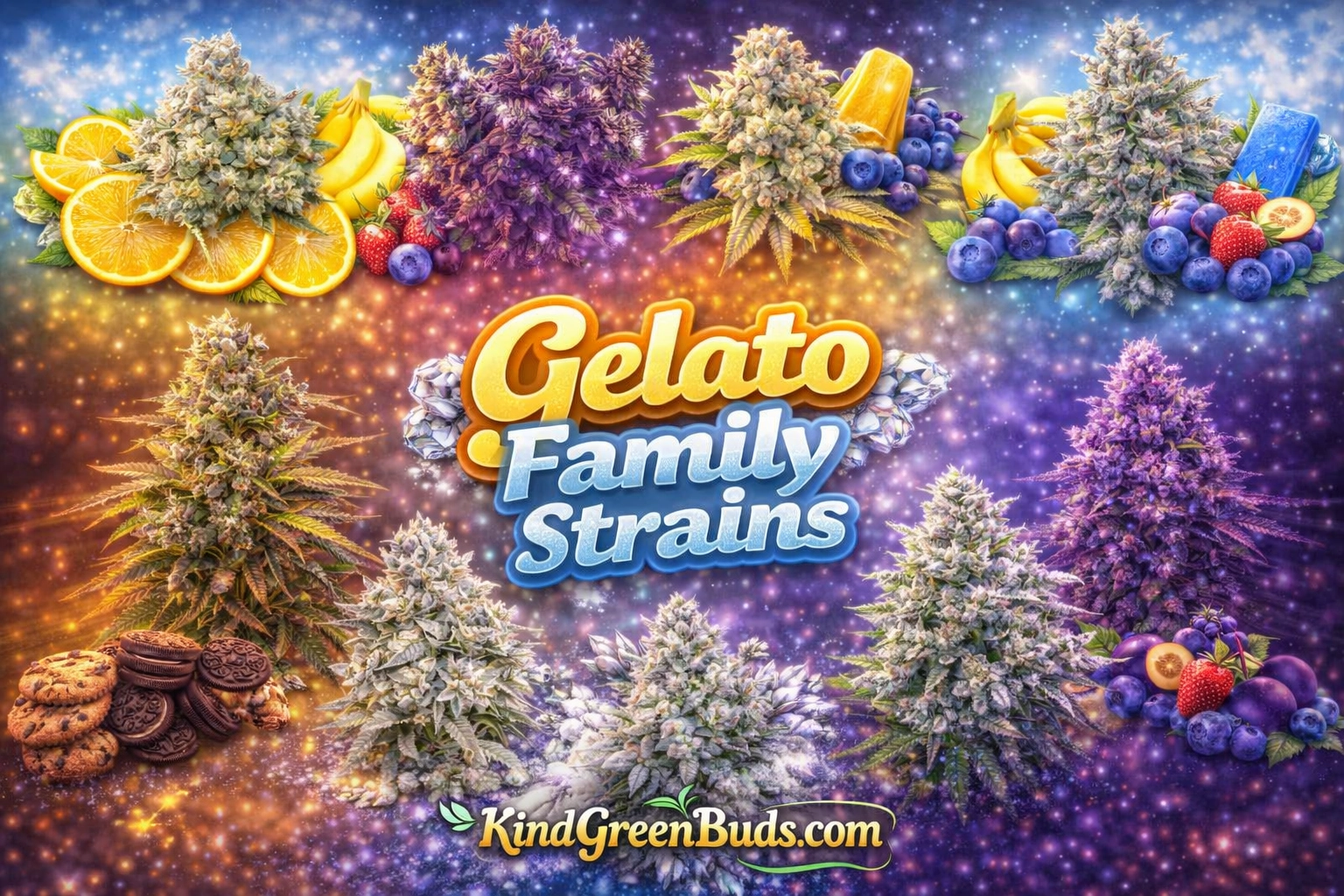Gelato Family Strains - Kind Green Buds