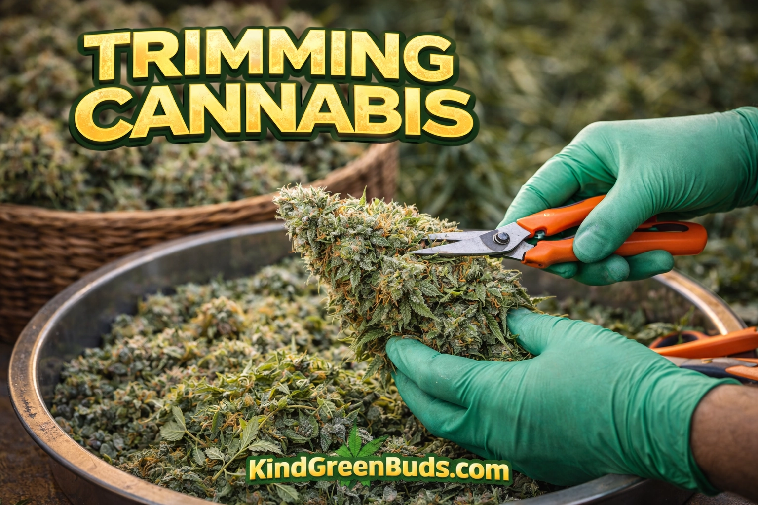 How to Trim Cannabis: Wet vs Dry Trim Explained - Kind Green Buds